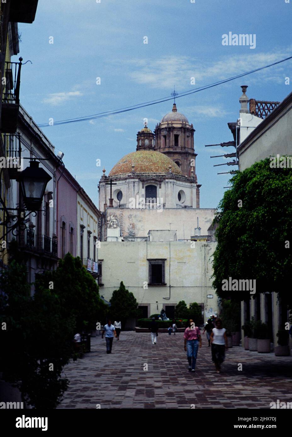 San Miguel de Allende, Mexico, photo from 1990 historic pedestrianised ...