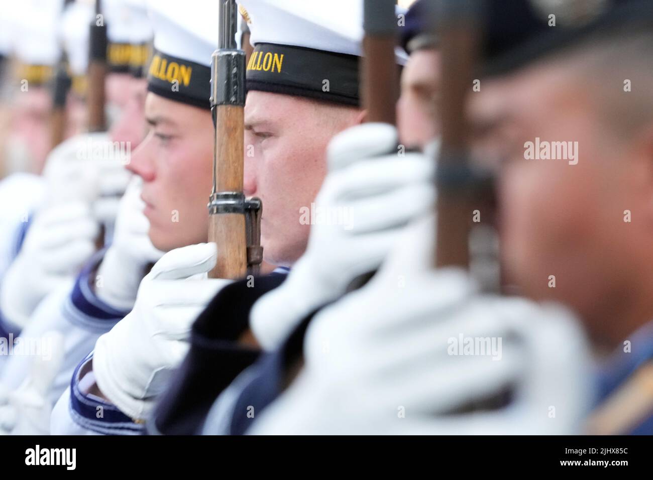 Berlin, Germany. 20th July, 2022. Recruits of the German Armed Forces ...