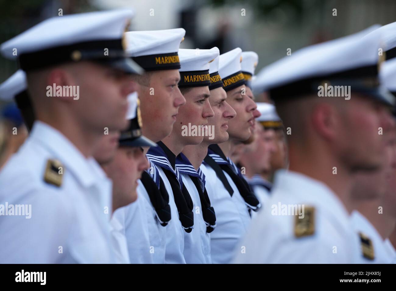 Berlin, Germany. 20th July, 2022. Recruits of the German Armed Forces ...