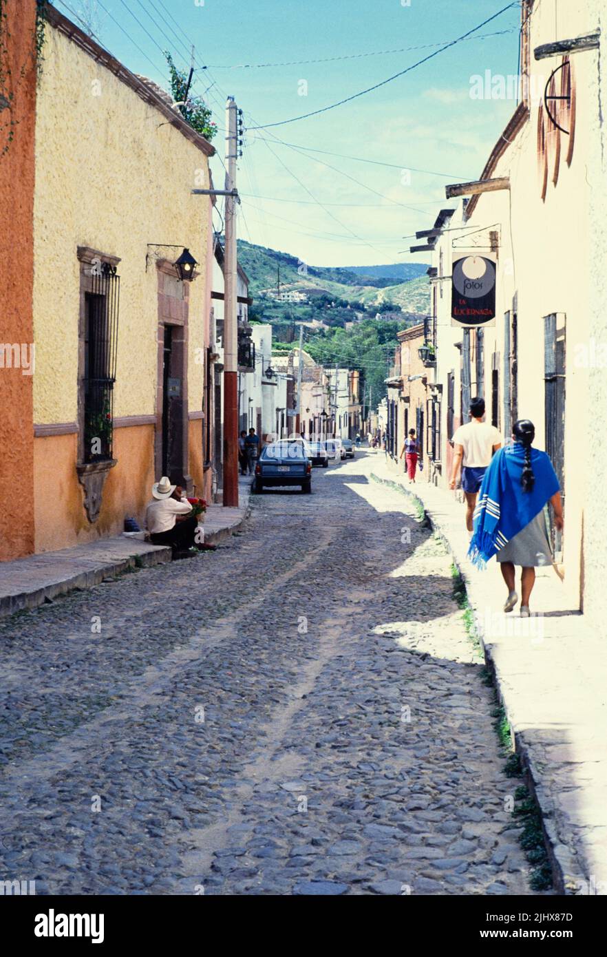 San Miguel de Allende, Mexico, photo from 1990 Stock Photo - Alamy