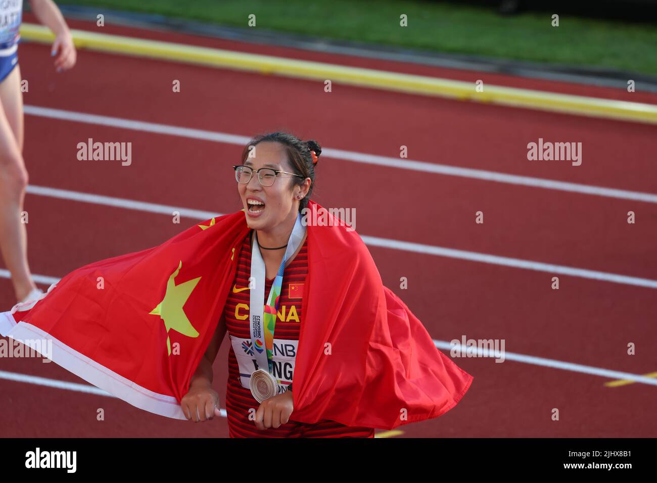 Hayward Field, Eugene, Oregon, USA. 20th July, 2022. Feng Bin (CHN ...