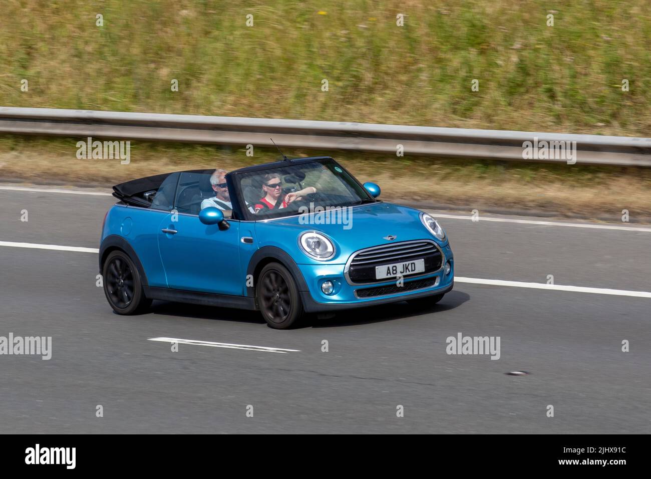 2016 blue MINI Cooper D 1496cc Diesel 6 speed manual cabriolet ...