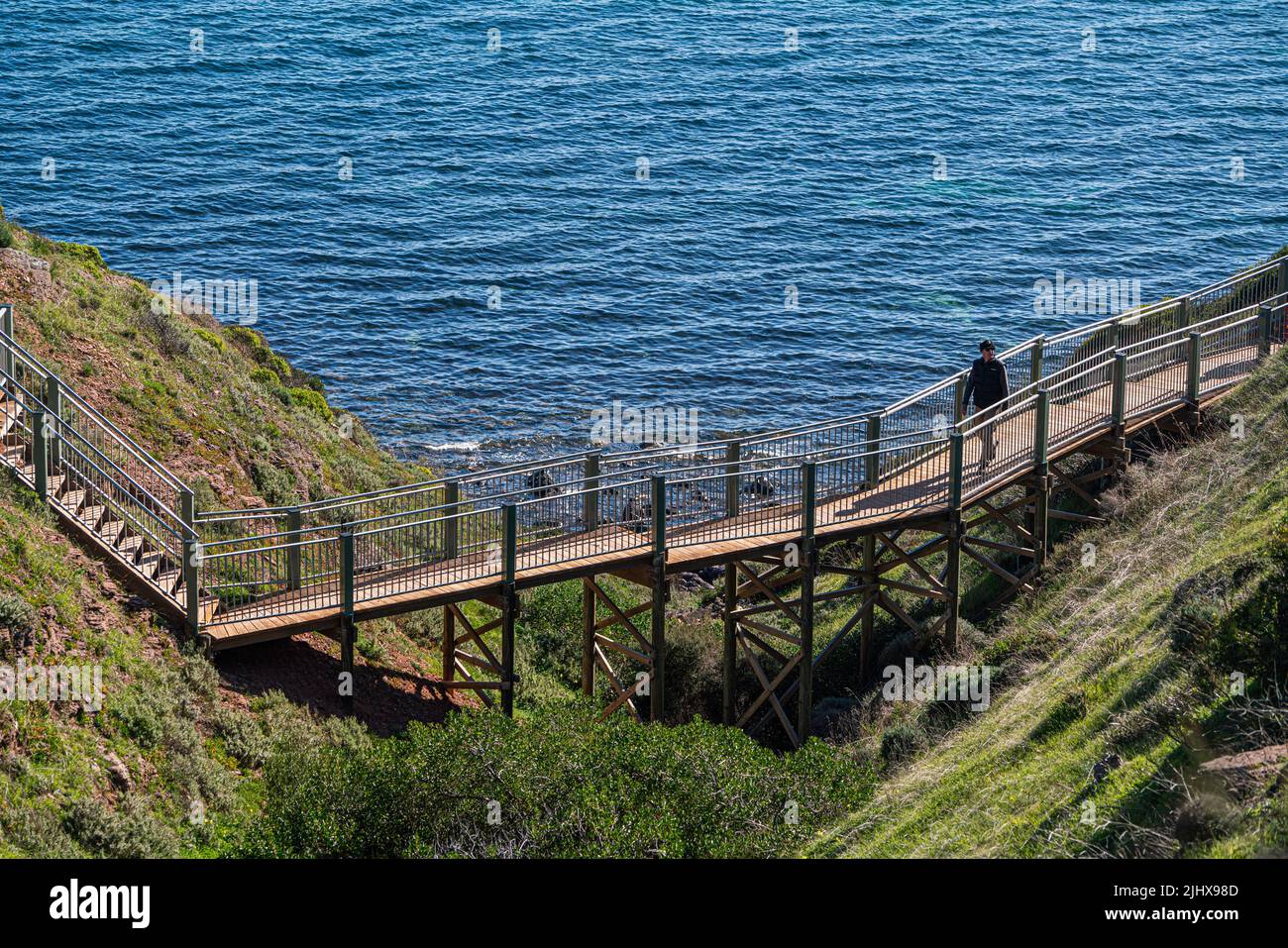 21 July 2022: Hallett Cove conservation area, Adelaide, Australia Stock ...