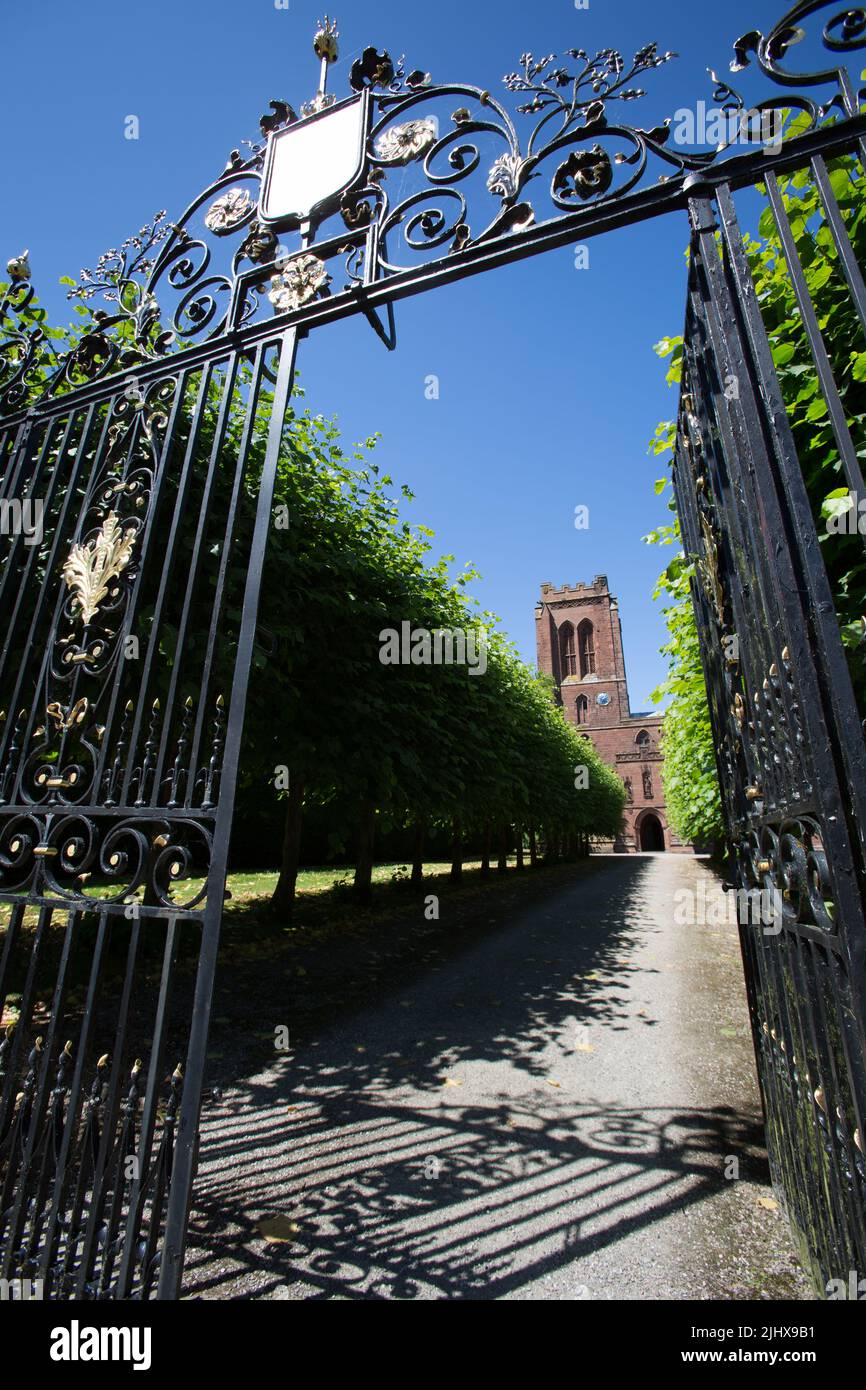 Village of Eccleston, England. St Mary’s Church, Robert and John Davies ...