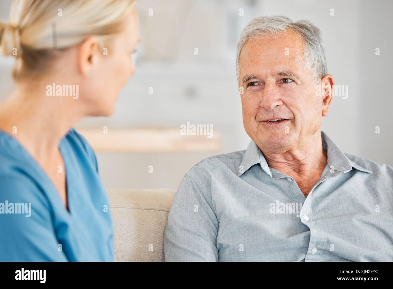 You really have made my life a whole lot easier. a nurse caring for a ...