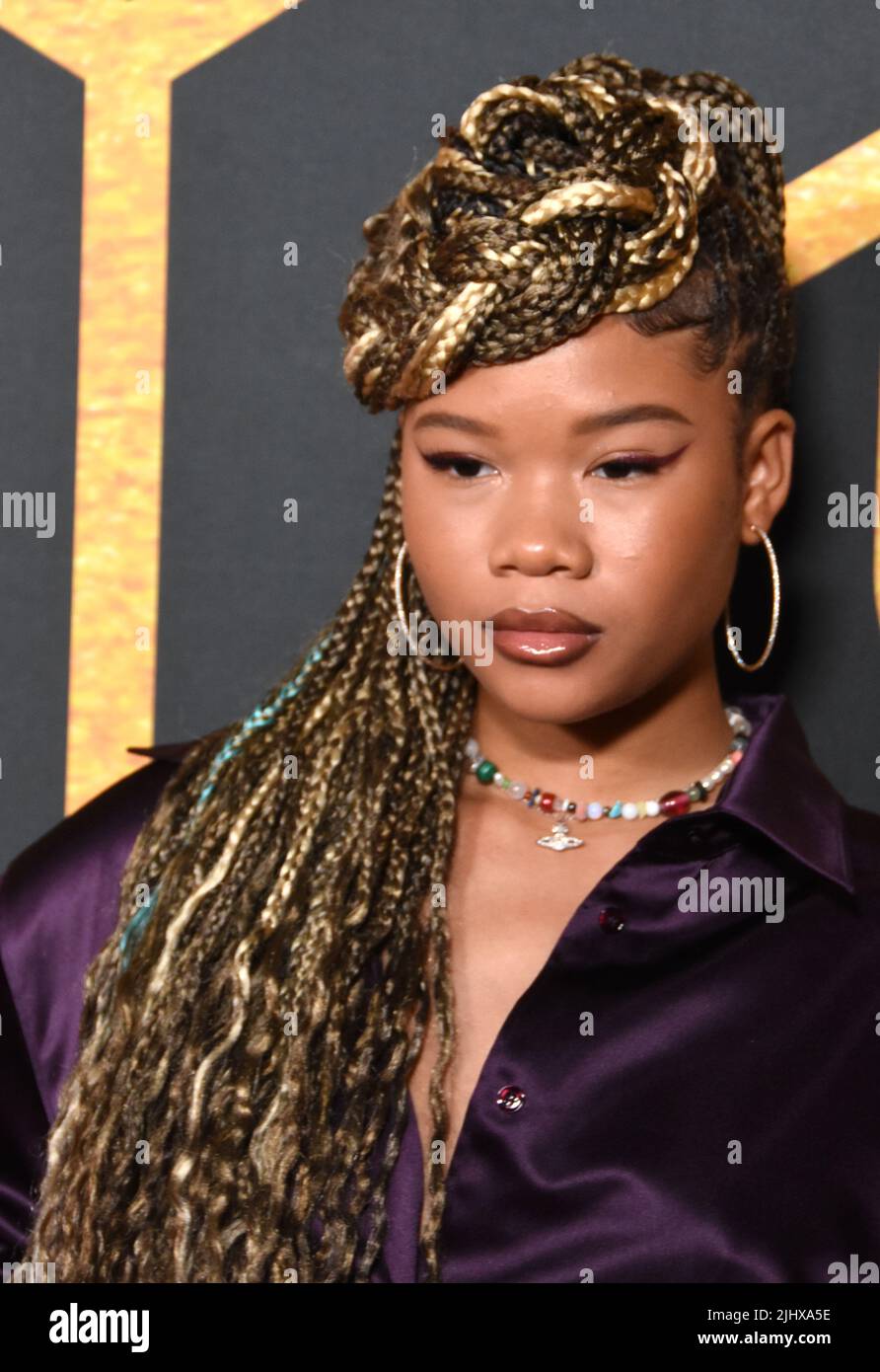 West Hollywood, California, USA 20th July 2022 Actress Storm Reid ...