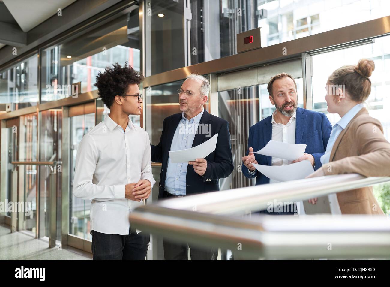 Business start-up founder and consulting team people at a strategy ...