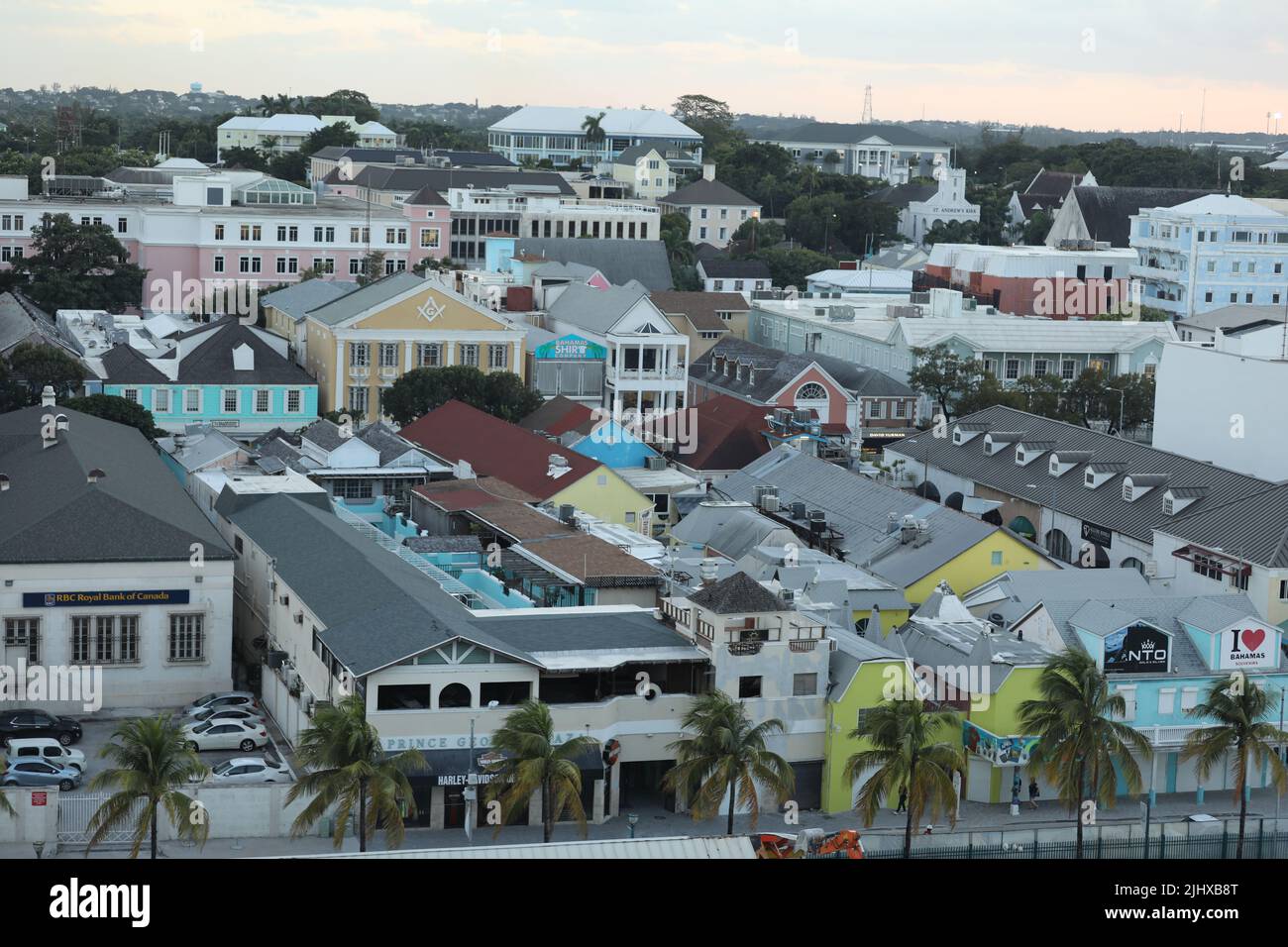 Bahamas harbour island colonial architecture hi-res stock photography and images - Alamy
