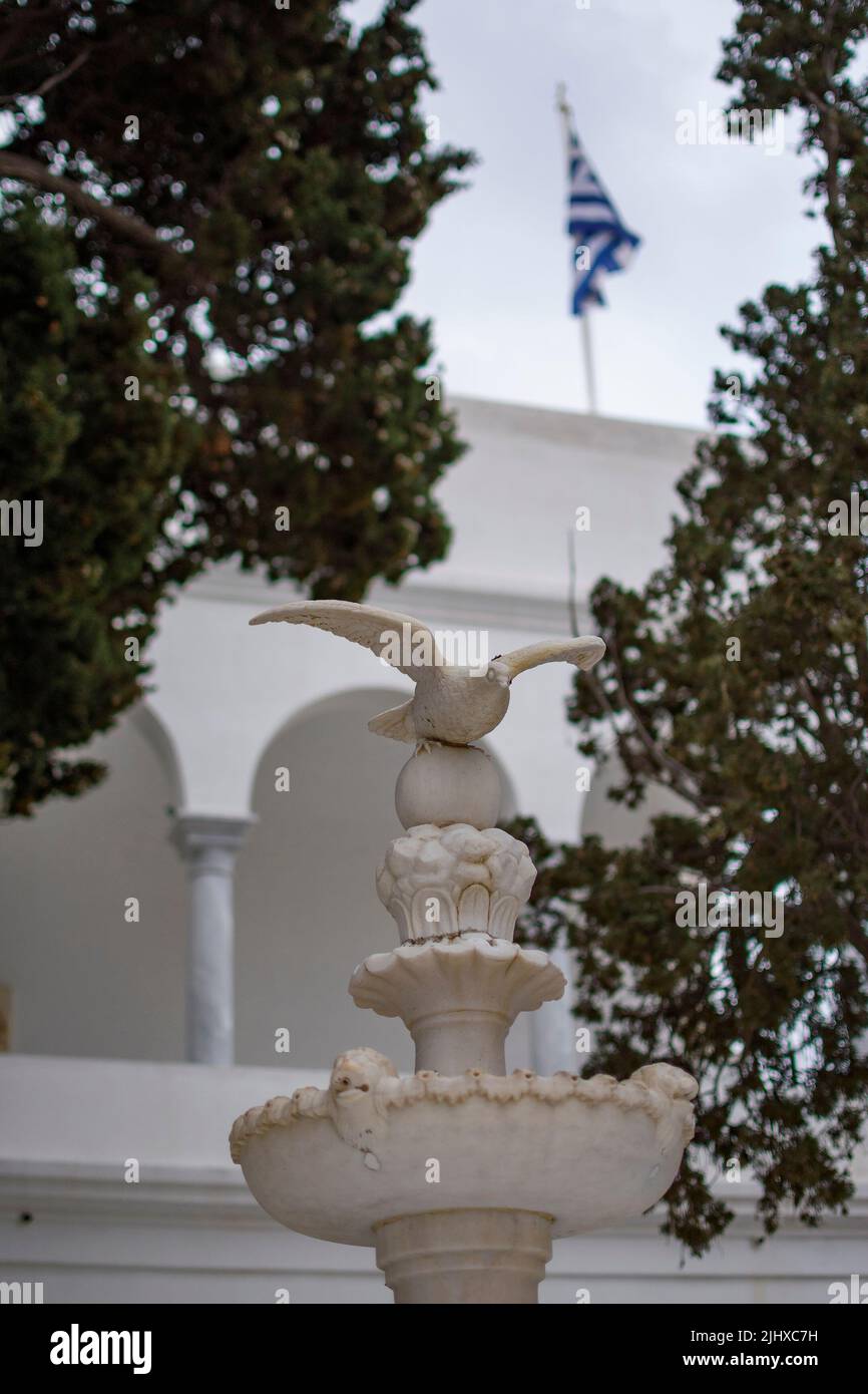 Exterior view of Panagia Megalochari cathedral church (Virgin Mary) in ...