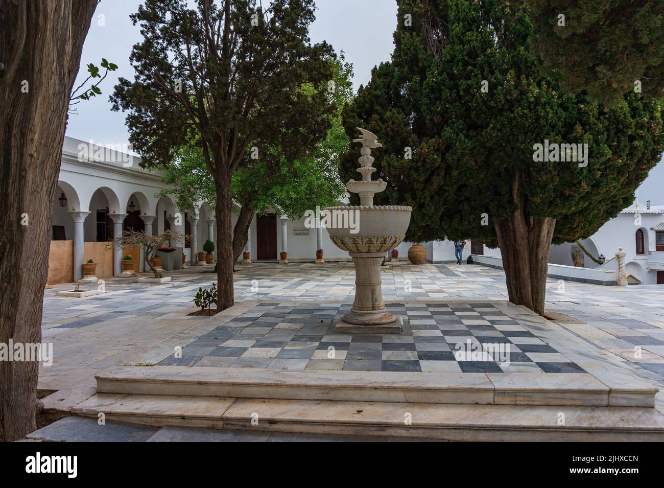 Exterior view of Panagia Megalochari cathedral church (Virgin Mary) in ...