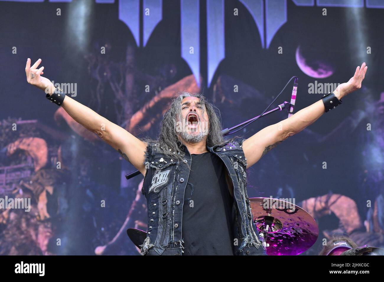Death Angel Live at Rock in Roma, 19th July 2022, at Ippodromo delle ...