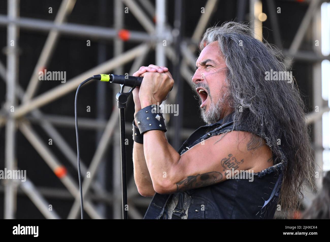 Death Angel Live at Rock in Roma, 19th July 2022, at Ippodromo delle ...
