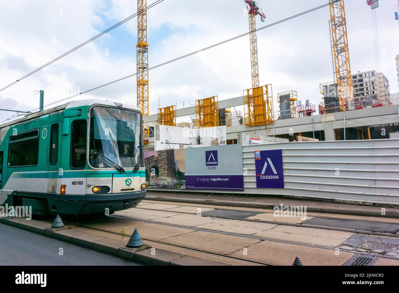 Bobigny, France, Reconstruction City Center, Paris Suburbs, Seine-Saint ...