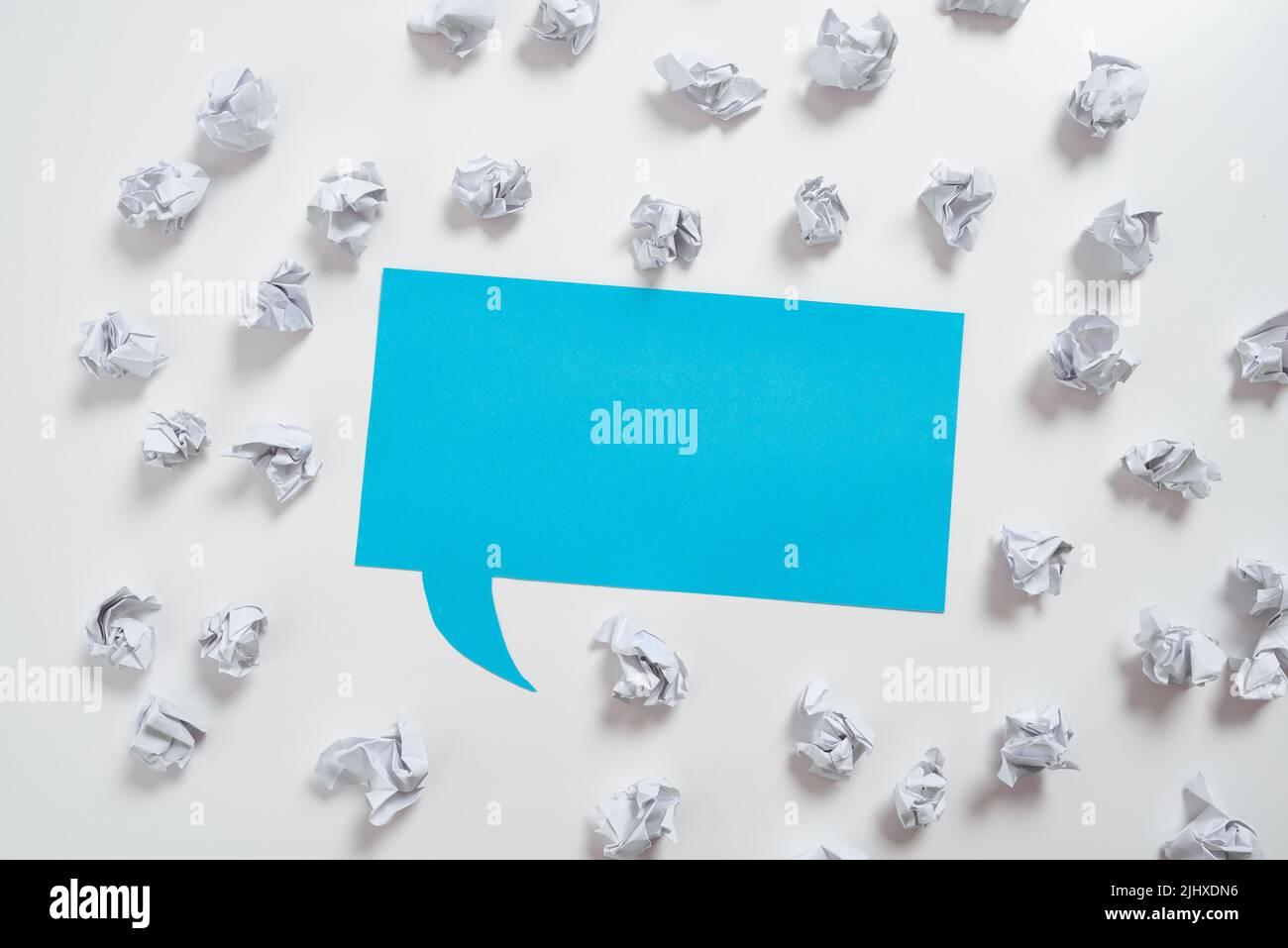 Paper Wraps Placed Around Speech Bubble With Important Information ...