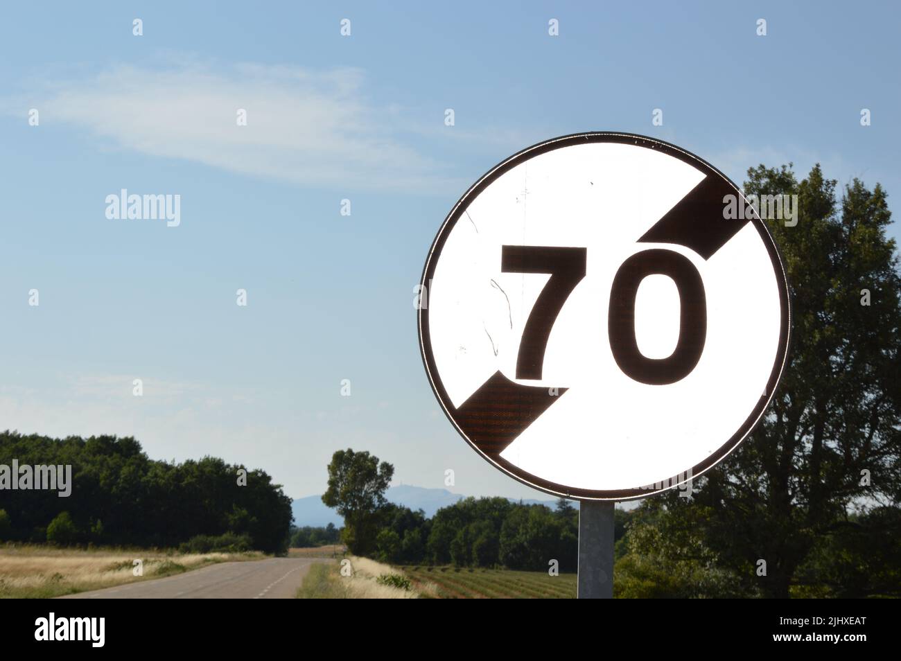 Road sign from france Stock Photo - Alamy