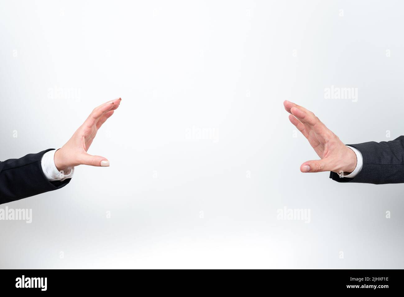 Important Message Presented Between Business Team Hands. Crutial ...