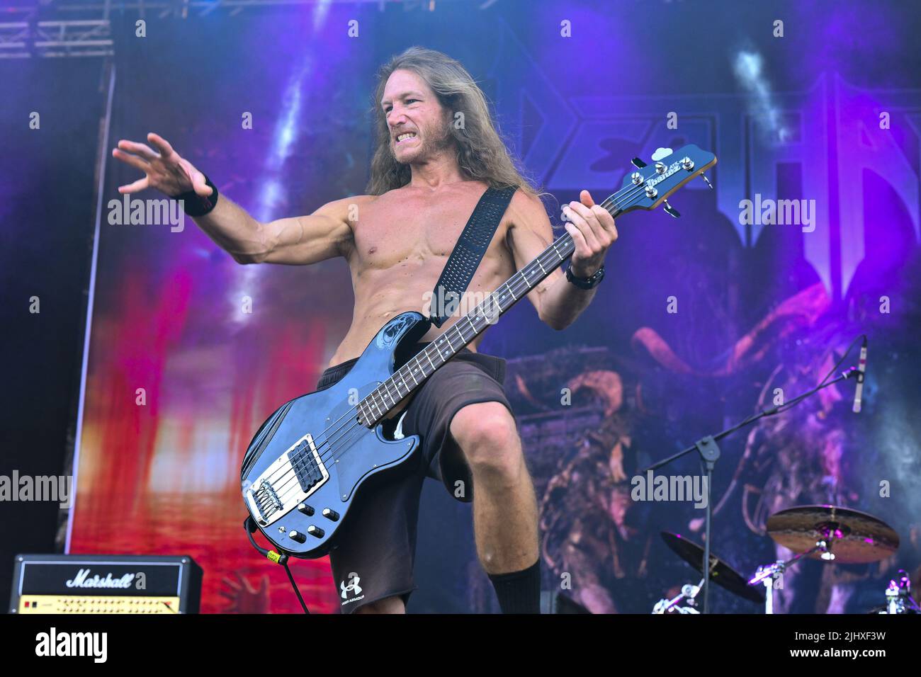 Death Angel Live at Rock in Roma, 19th July 2022, at Ippodromo delle ...