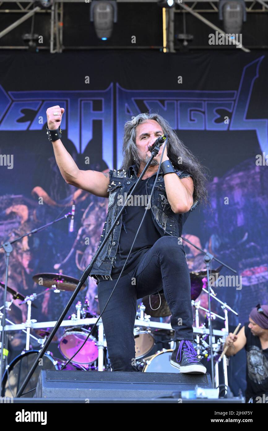Death Angel Live at Rock in Roma, 19th July 2022, at Ippodromo delle ...