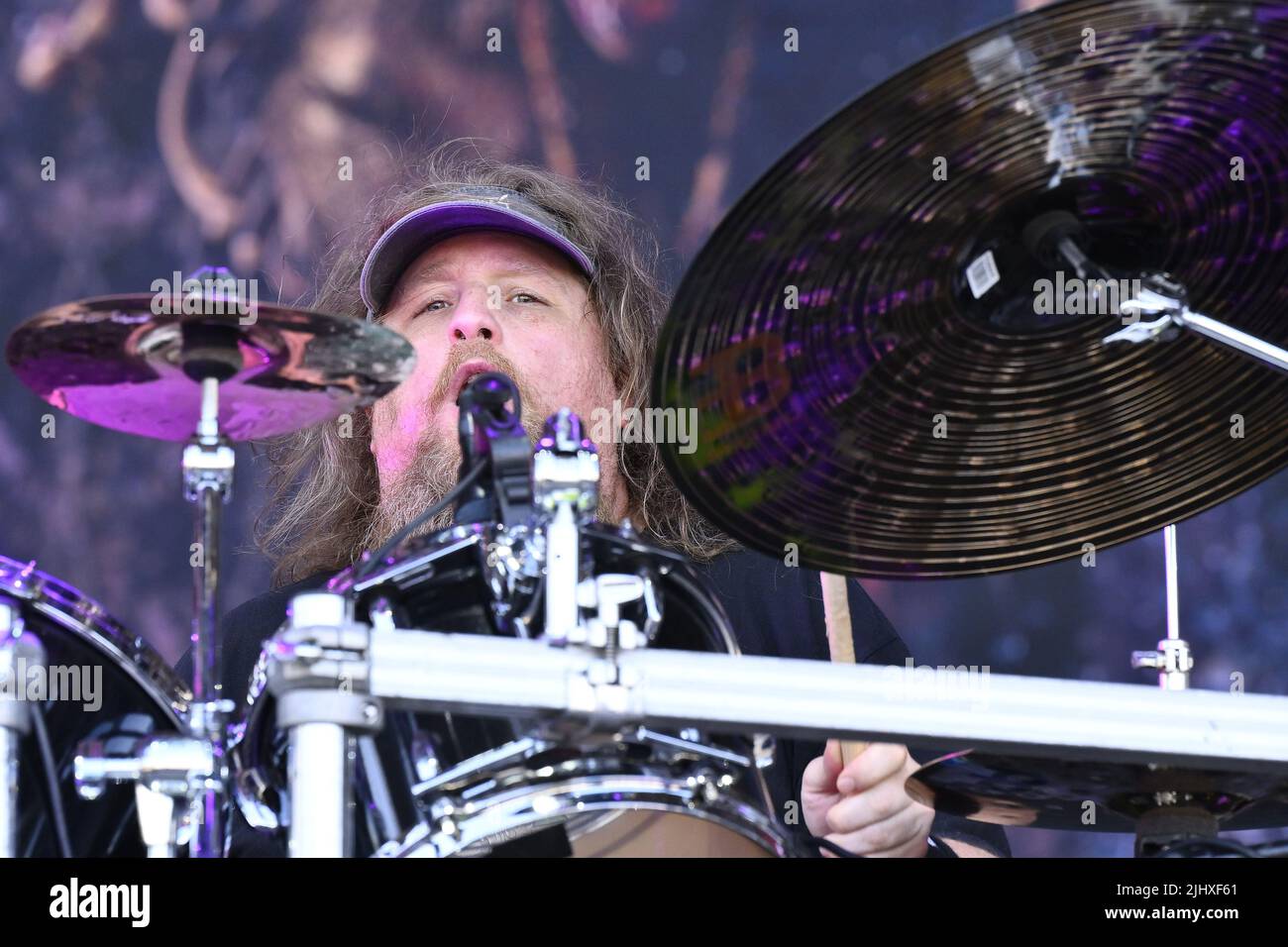 Death Angel Live at Rock in Roma, 19th July 2022, at Ippodromo delle ...