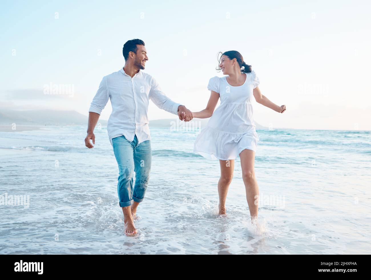 I could never outrun my love for you. a young couple running on the ...