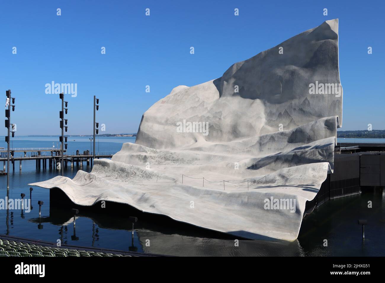 Austria,Bregenz. The largest sea stage theater in the world. Opera ...