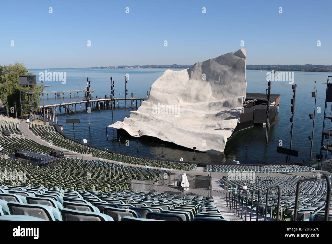 Austria,Bregenz. The largest sea stage theater in the world. Opera ...