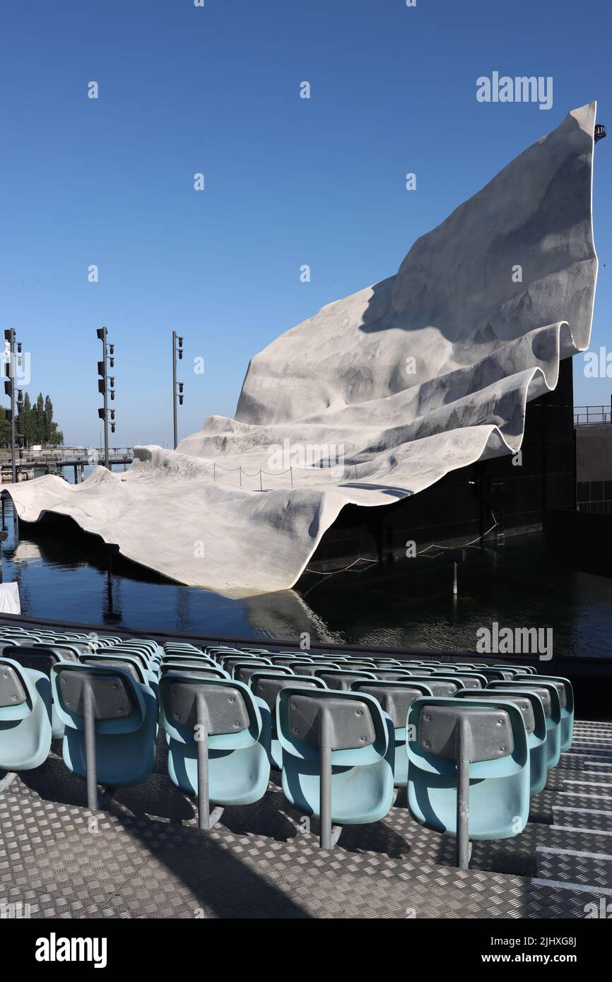 Austria,Bregenz. The largest sea stage theater in the world. Opera ...