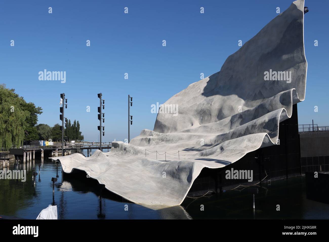 Austria,Bregenz. The largest sea stage theater in the world. Opera ...