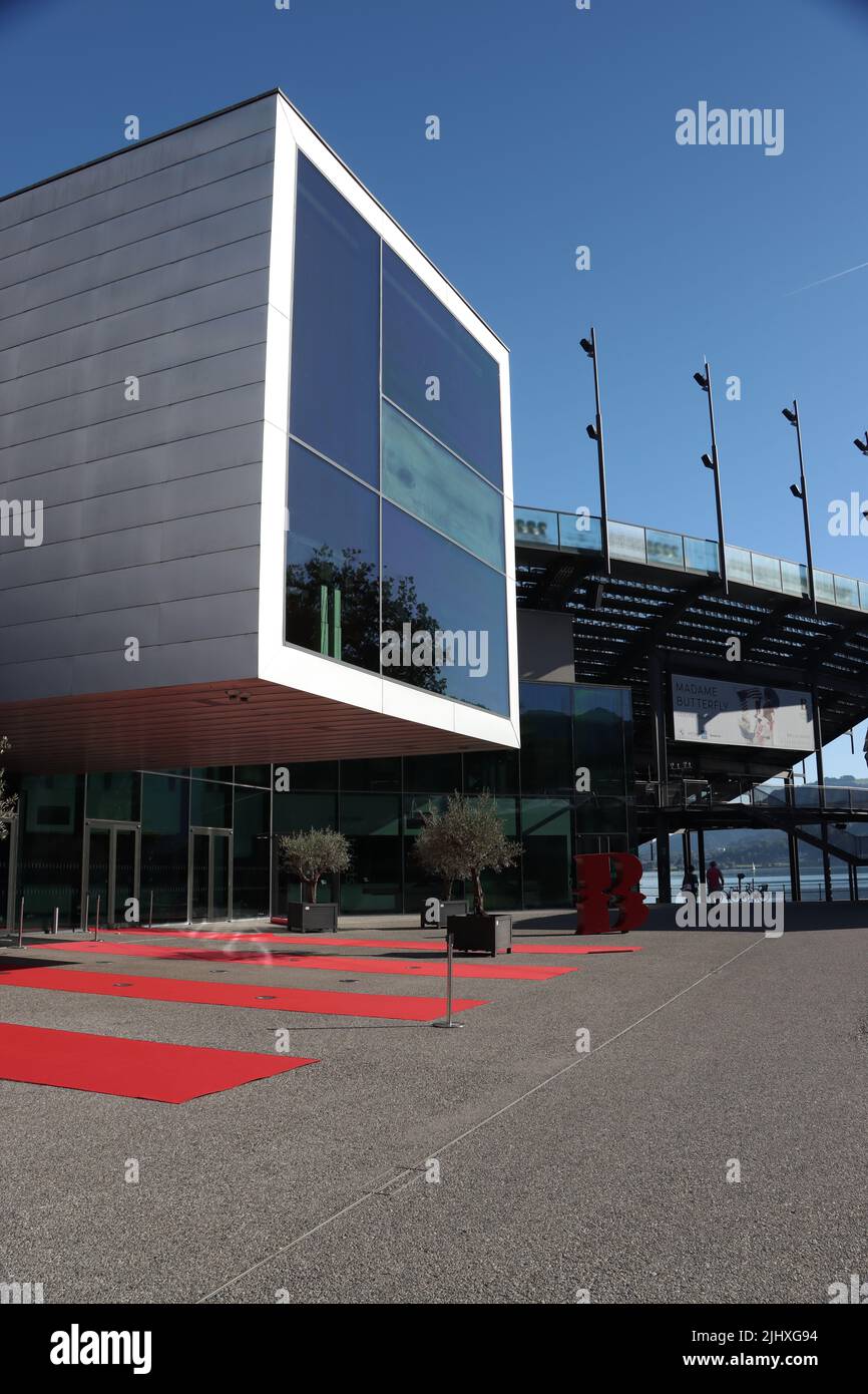 Austria,Bregenz. The largest sea stage theater in the world. Opera ...