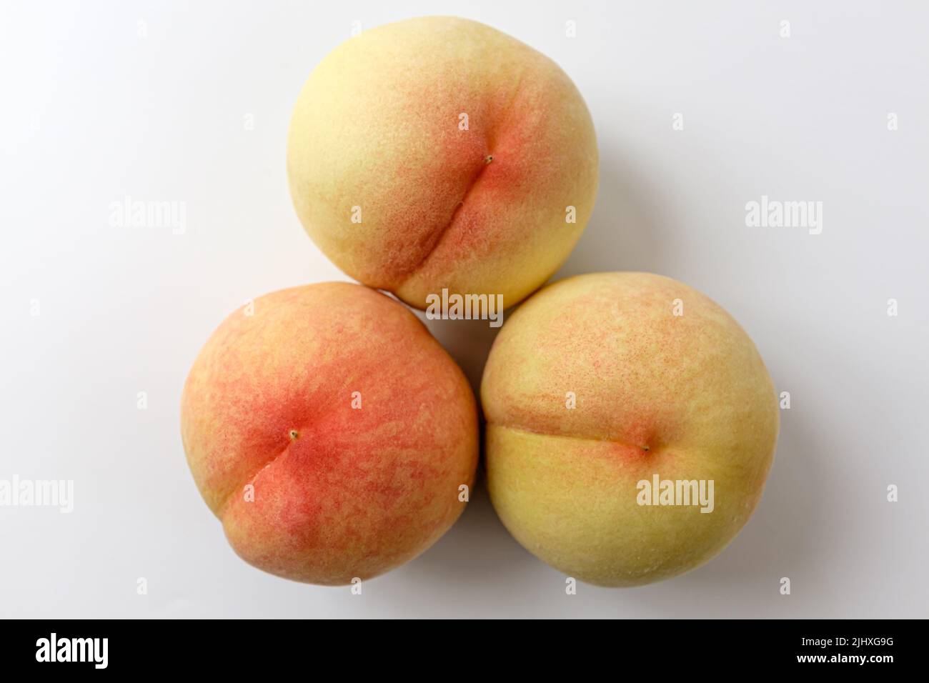 White peach hi-res stock photography and images - Alamy