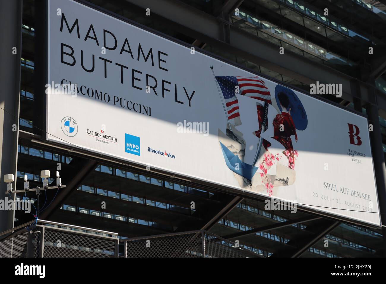 Austria,Bregenz. The largest sea stage theater in the world. Opera ...
