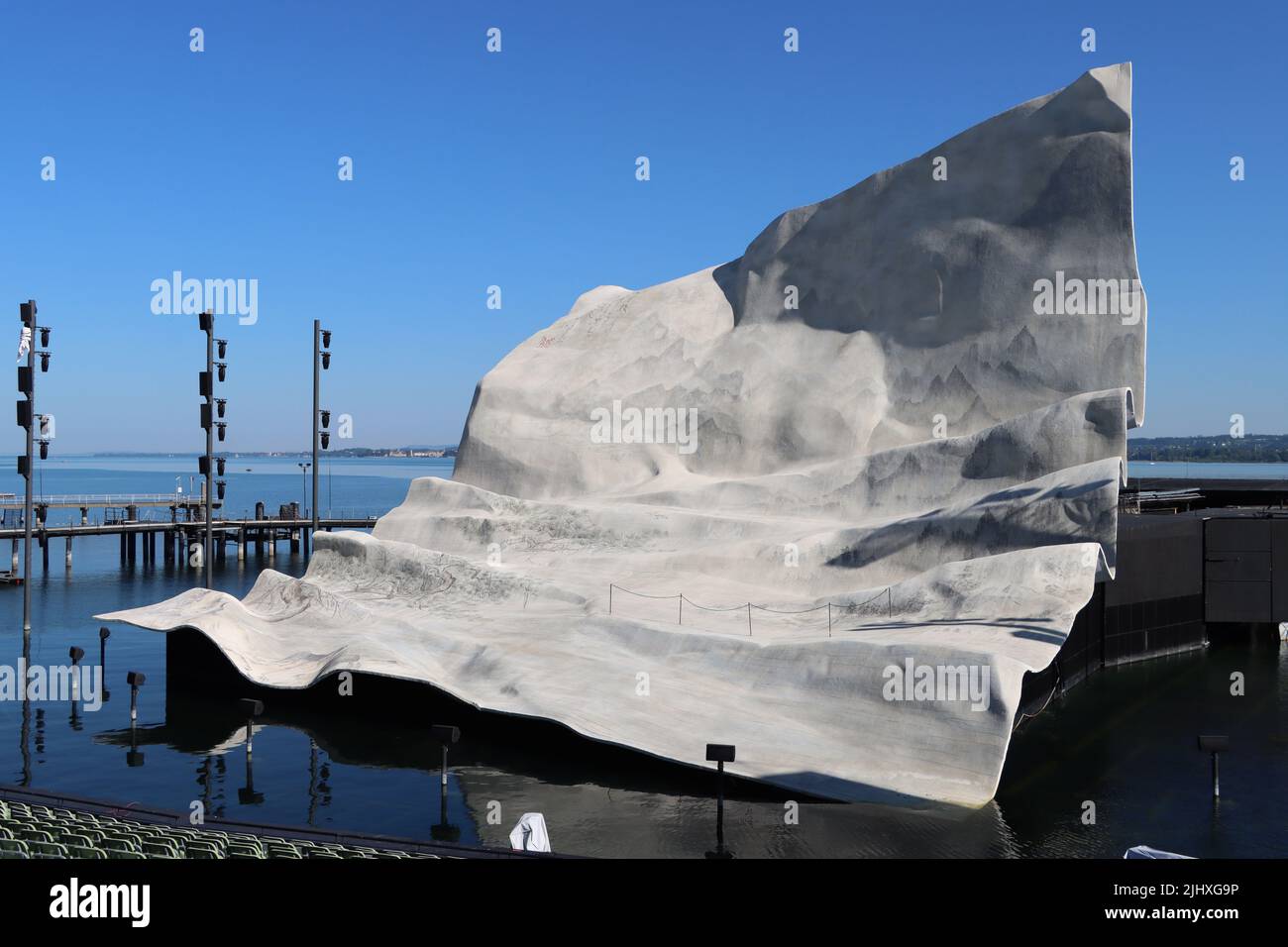 Austria,Bregenz. The largest sea stage theater in the world. Opera ...