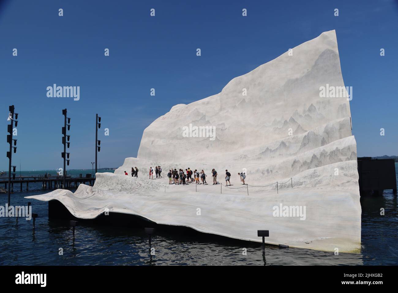 Austria,Bregenz. The largest sea stage theater in the world. Opera ...