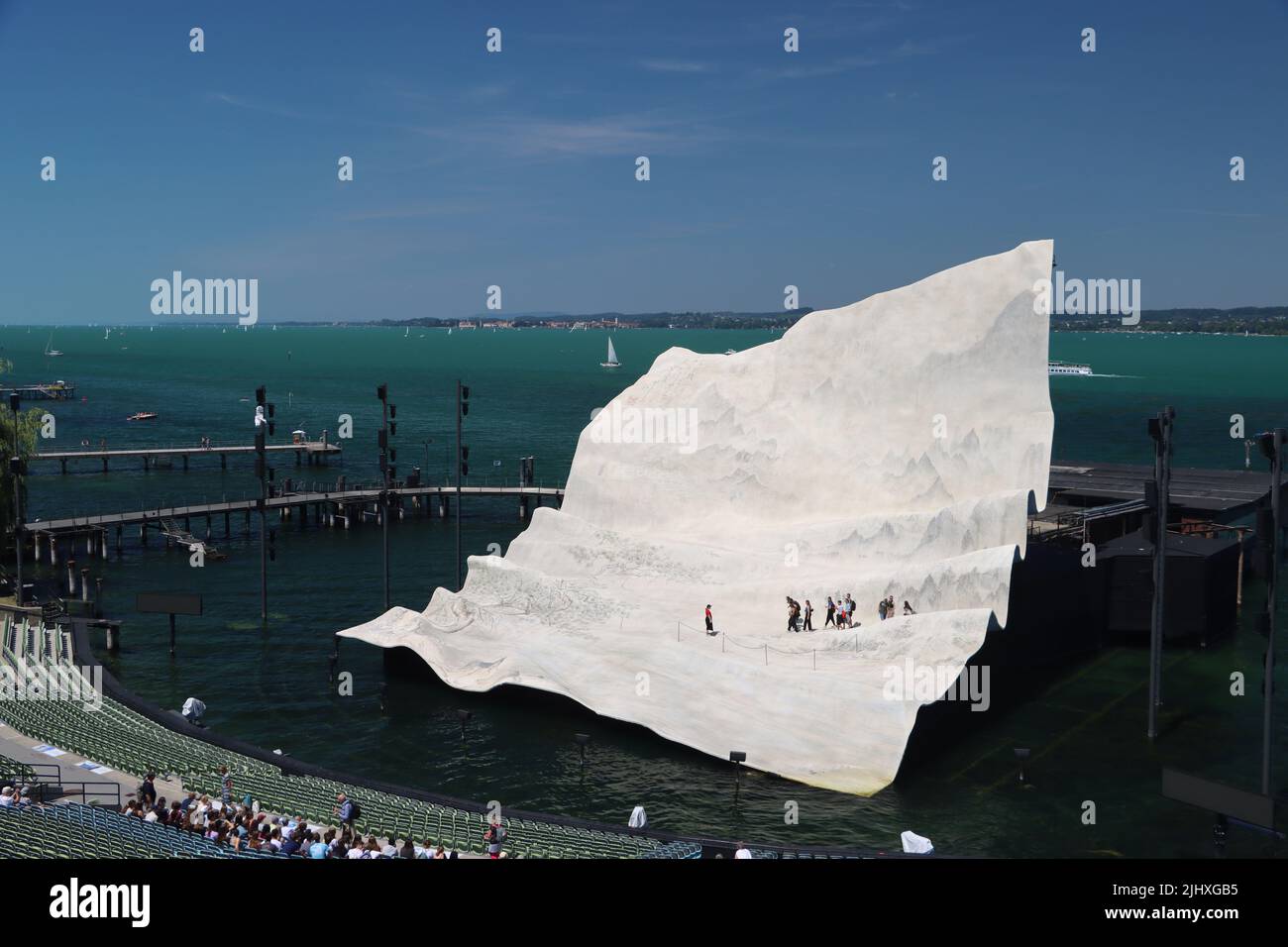 Austria,Bregenz. The largest sea stage theater in the world. Opera ...