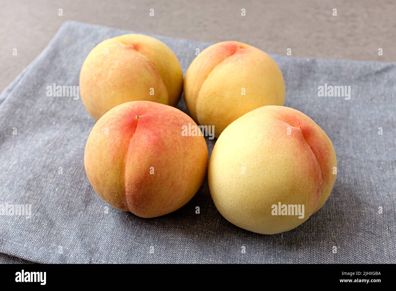 Sweet and soft white peach Stock Photo - Alamy