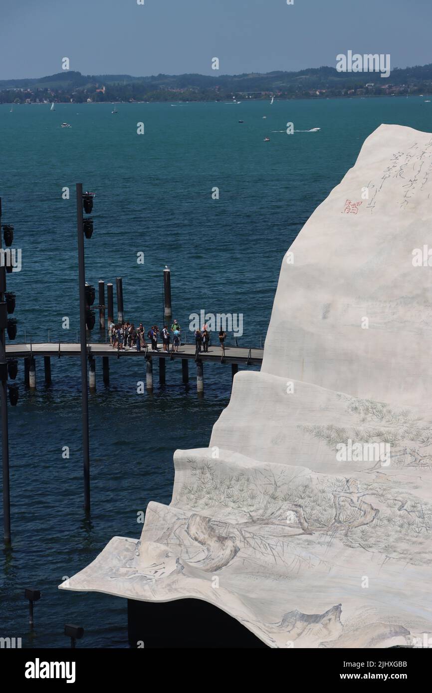 Austria,Bregenz. The largest sea stage theater in the world. Opera ...