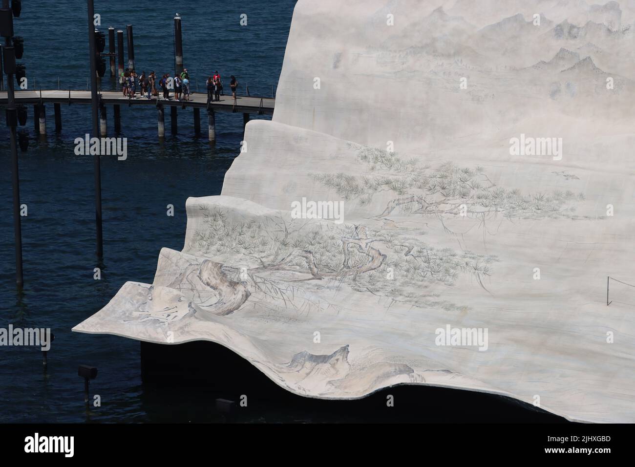 Austria,Bregenz. The largest sea stage theater in the world. Opera ...