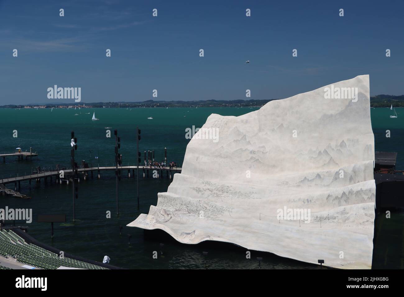 Austria,Bregenz. The largest sea stage theater in the world. Opera ...