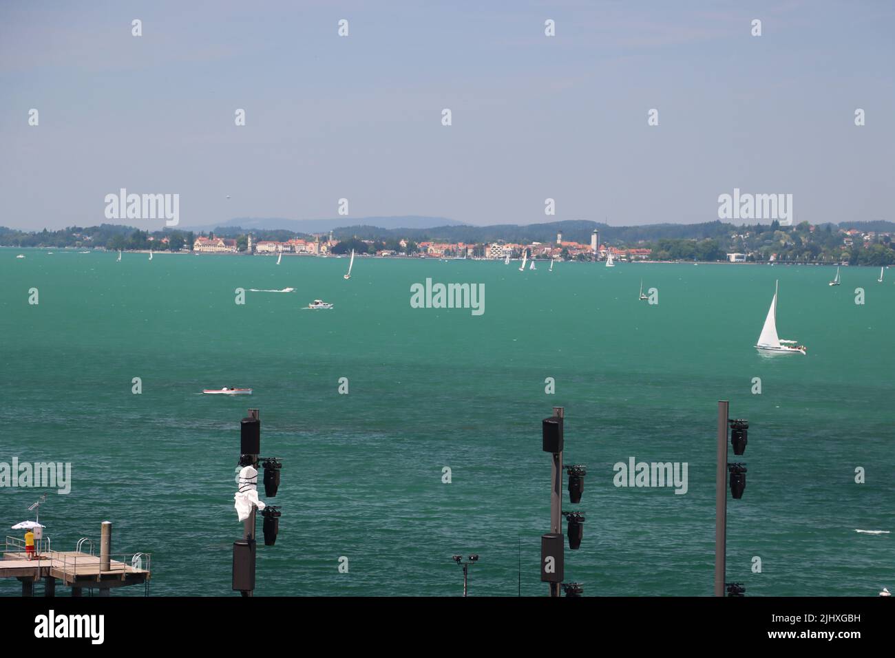Austria,Bregenz. The largest sea stage theater in the world. Opera ...