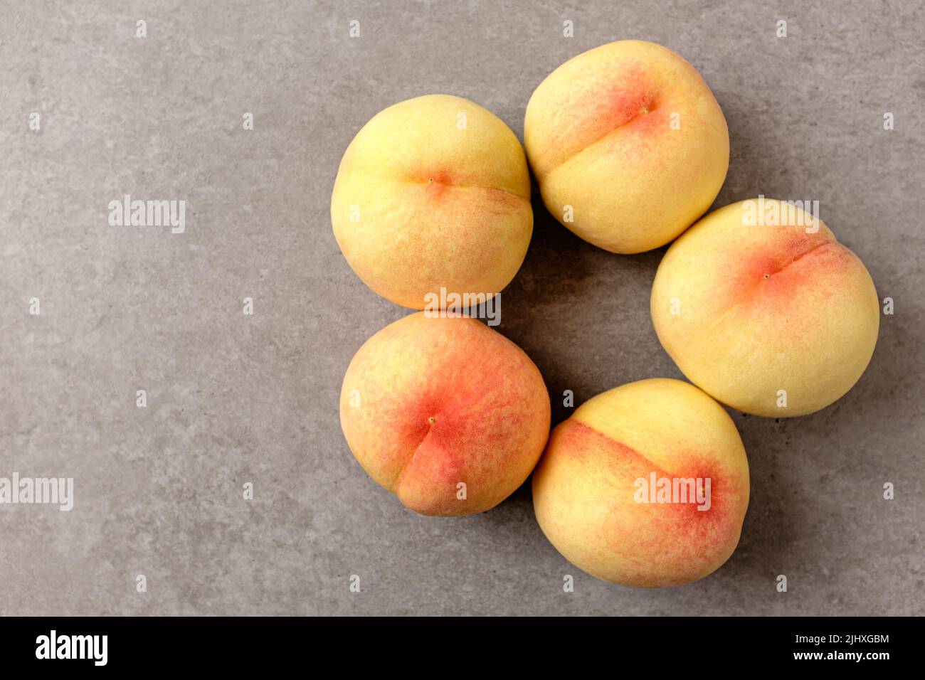 Peach snack hi-res stock photography and images - Alamy