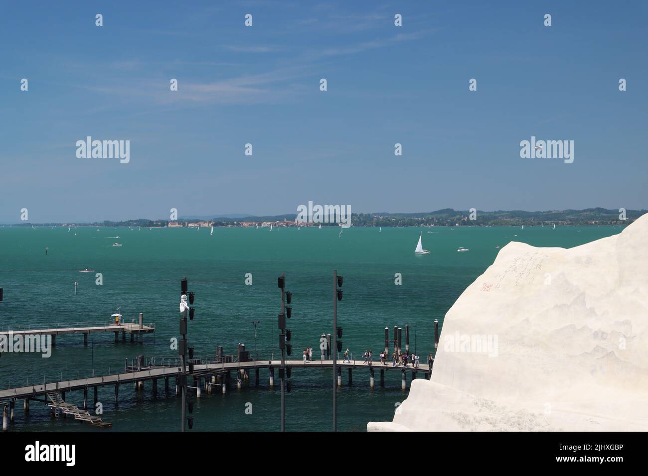 Austria,Bregenz. The largest sea stage theater in the world. Opera ...
