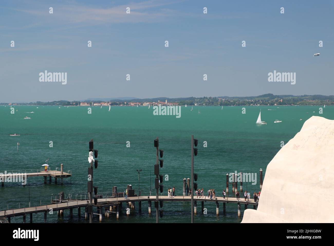 Austria,Bregenz. The largest sea stage theater in the world. Opera ...