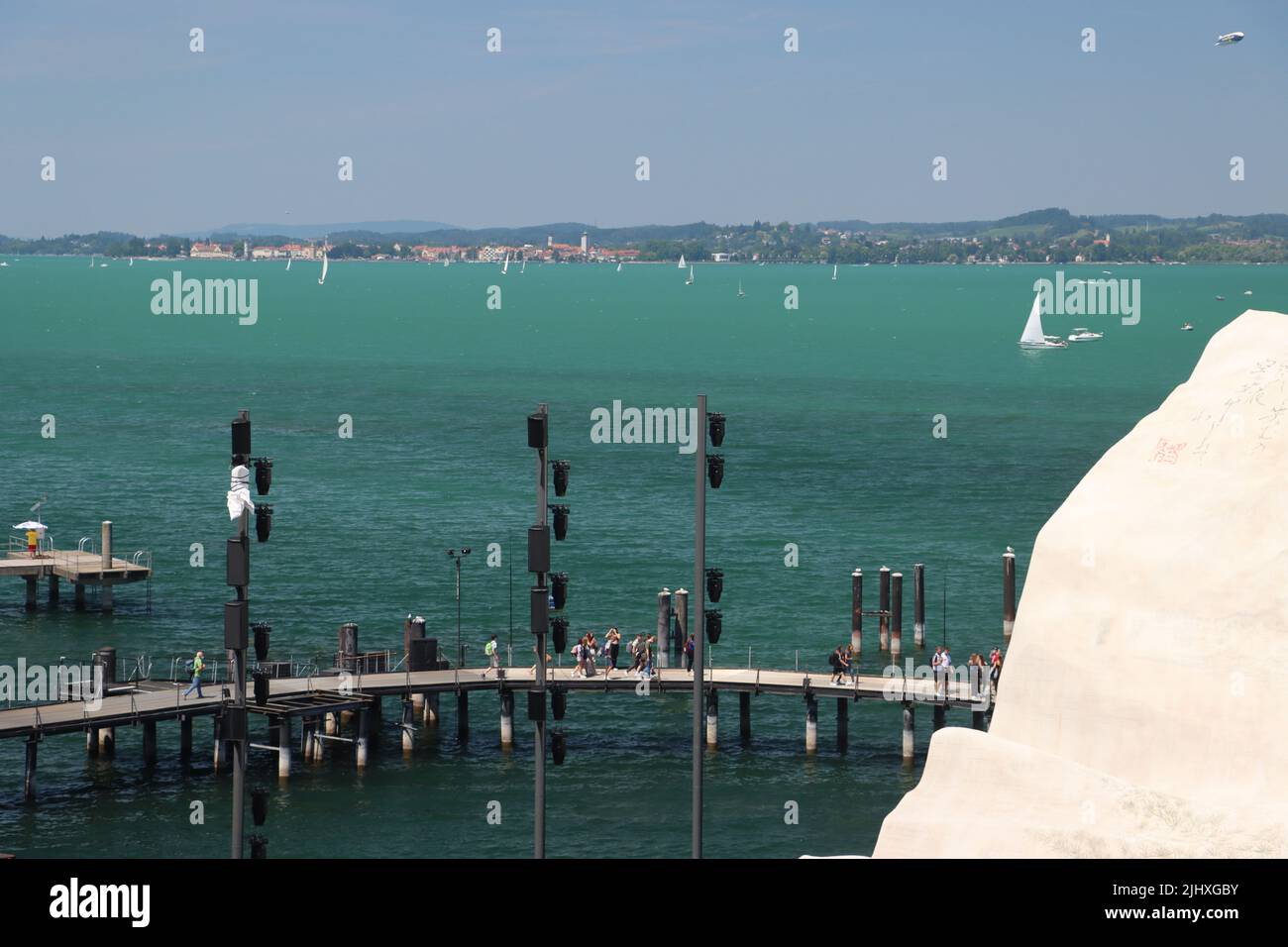 Austria,Bregenz. The largest sea stage theater in the world. Opera ...