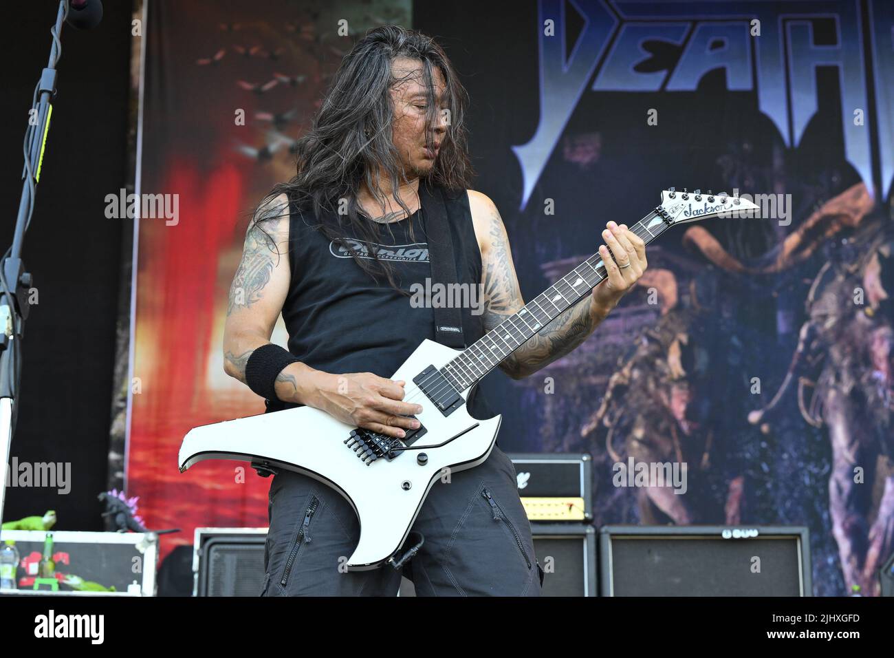Death Angel Live at Rock in Roma, 19th July 2022, at Ippodromo delle ...