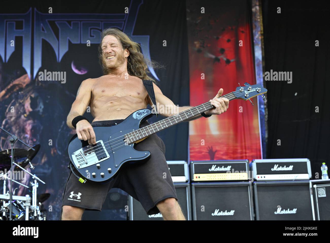 Death Angel Live at Rock in Roma, 19th July 2022, at Ippodromo delle ...