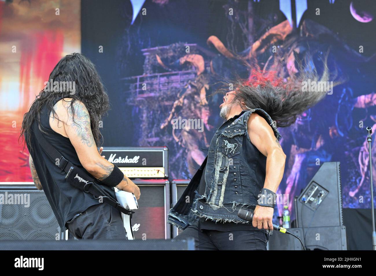Death Angel Live at Rock in Roma, 19th July 2022, at Ippodromo delle ...