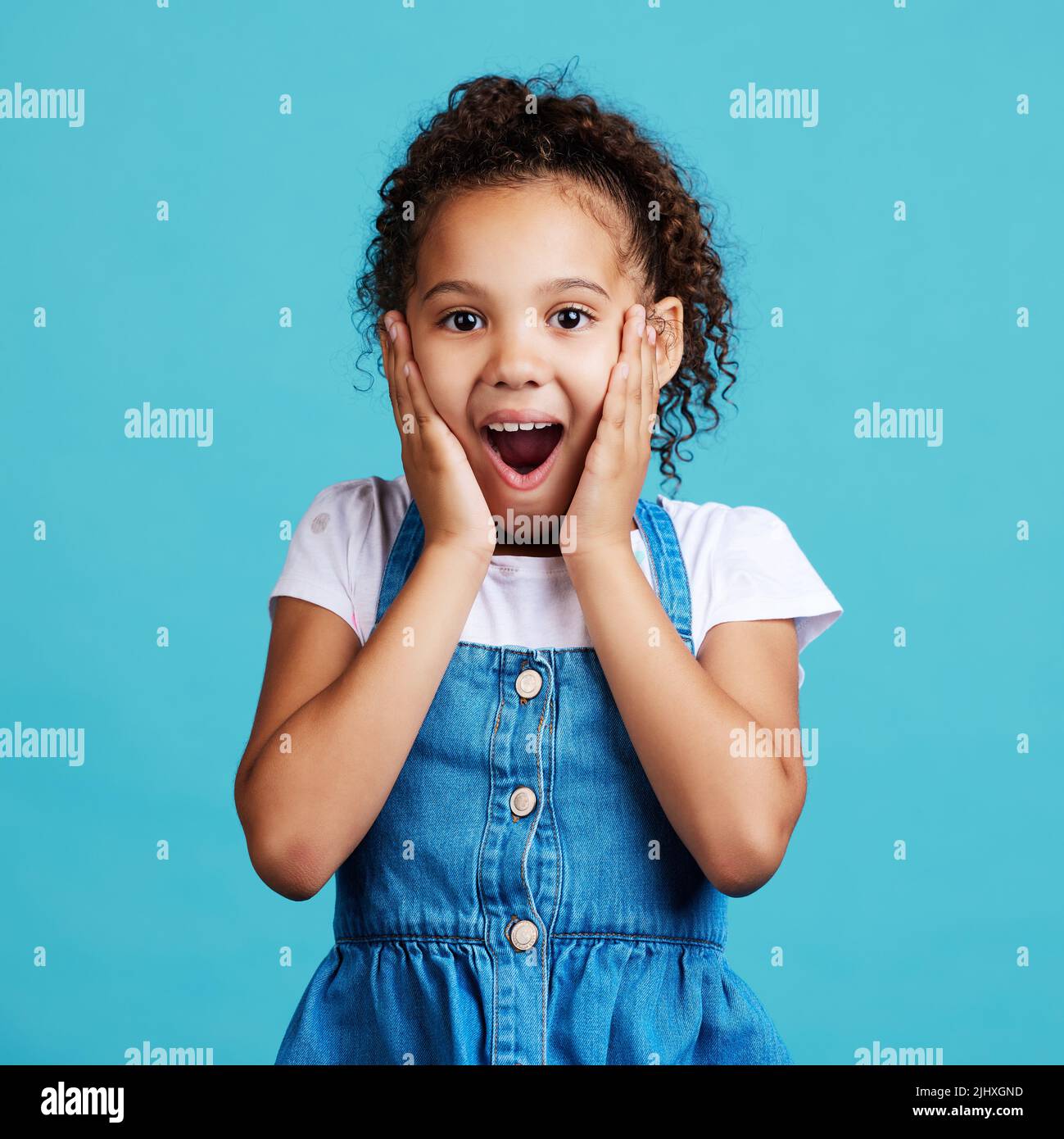 You really surprised me. a little girl looking surprised while posing ...