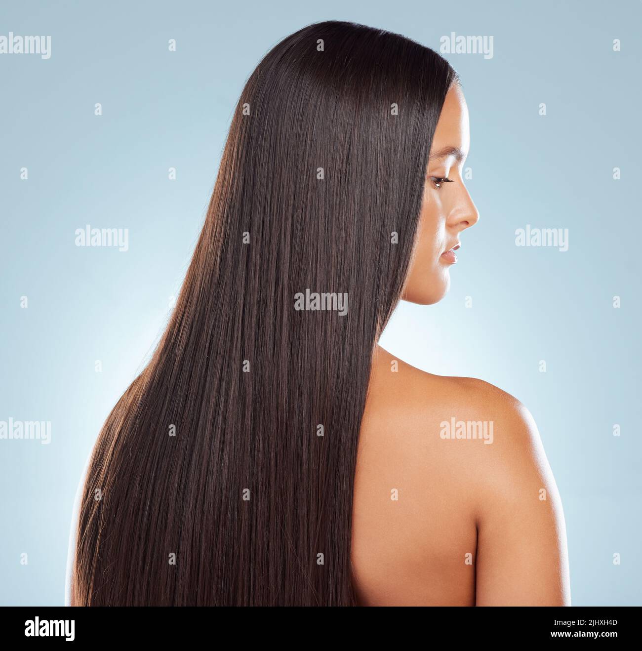 Straight Ombre Hair Tumblr Back View