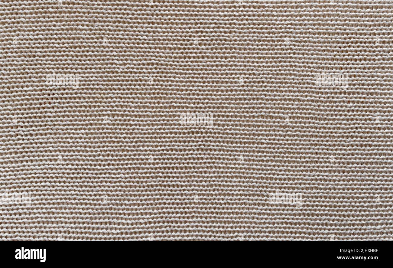 Closeup macro texture of knitted cotton fabric hi-res stock photography ...