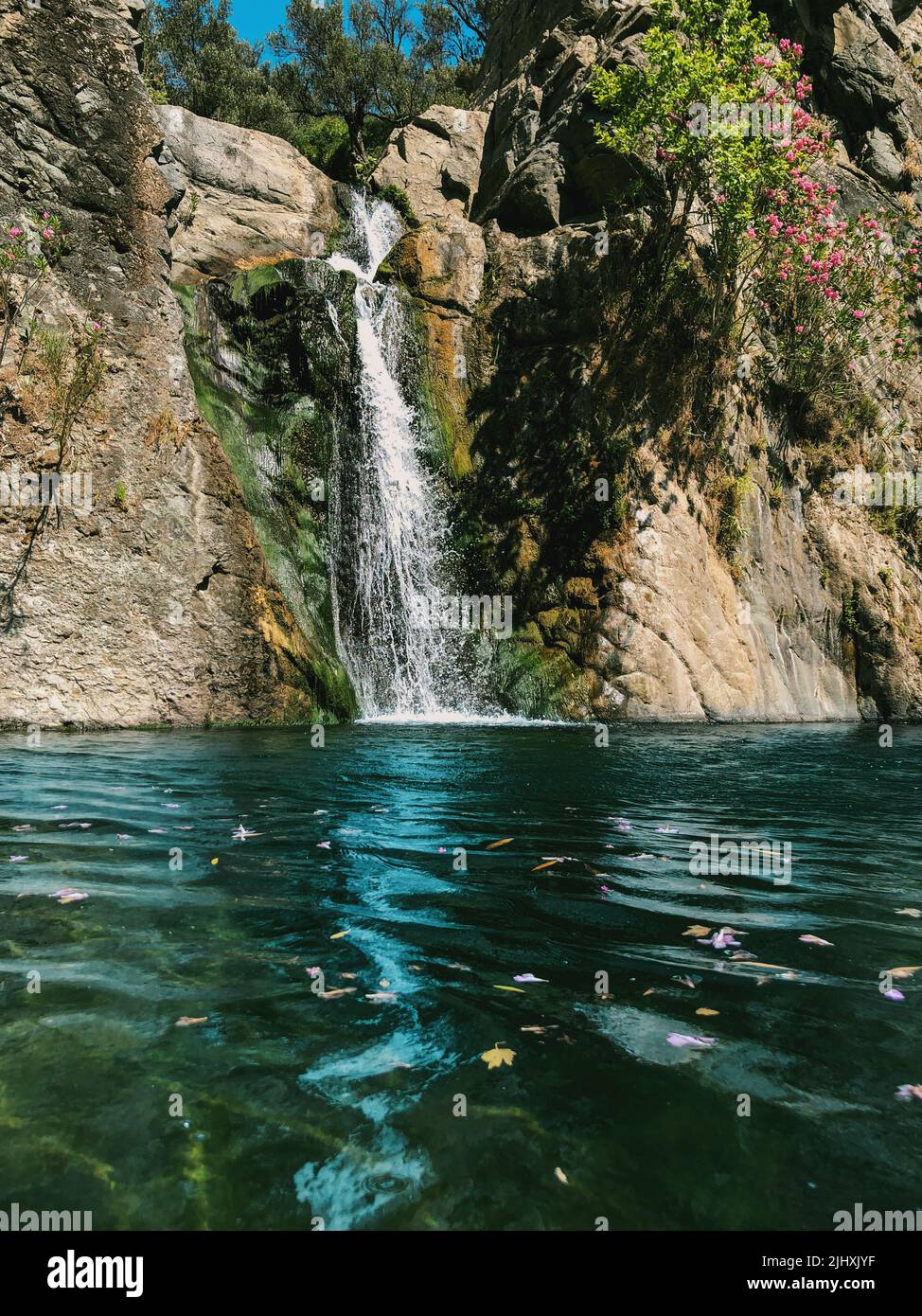 Asiklar Selalesi waterfall at Ayvalik Balikesir Stock Photo - Alamy